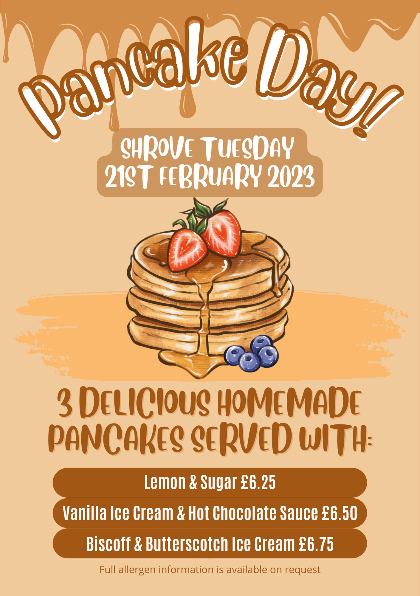 Pancake Day ( Shrove Tuesday ) - The Bletchingley Arms - The ...